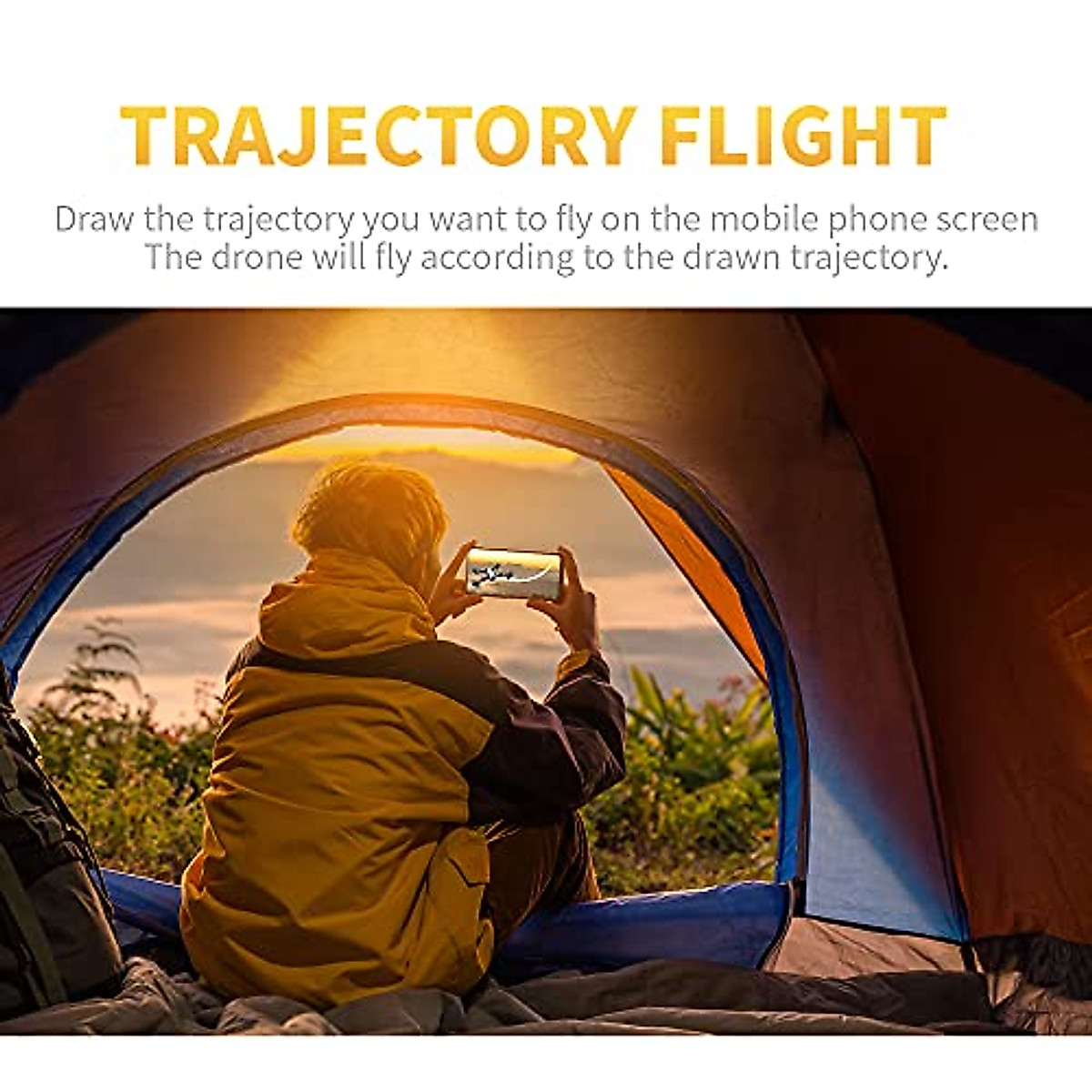 Lozenge Drones with Camera for Adults 4K Quadcopter Helicopter RC Drones for Adults Optical Flow Positioning Dual Cameras UAV (2 Battery&1080P WiFi Camera, Black)