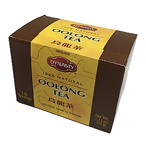 Dynasty 100% Natural Tea 16 Individual Tea Bags Per Pack (Oolong, 1 Pack)