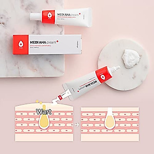 ORGANIC FOREVER Mediorga Medi AHA Cream 25ml/0.84fl.oz - Allantoin, Ceramide, Shea Butter, exfoliation, simple home care, removing small wart, milium, verruca plana Cream