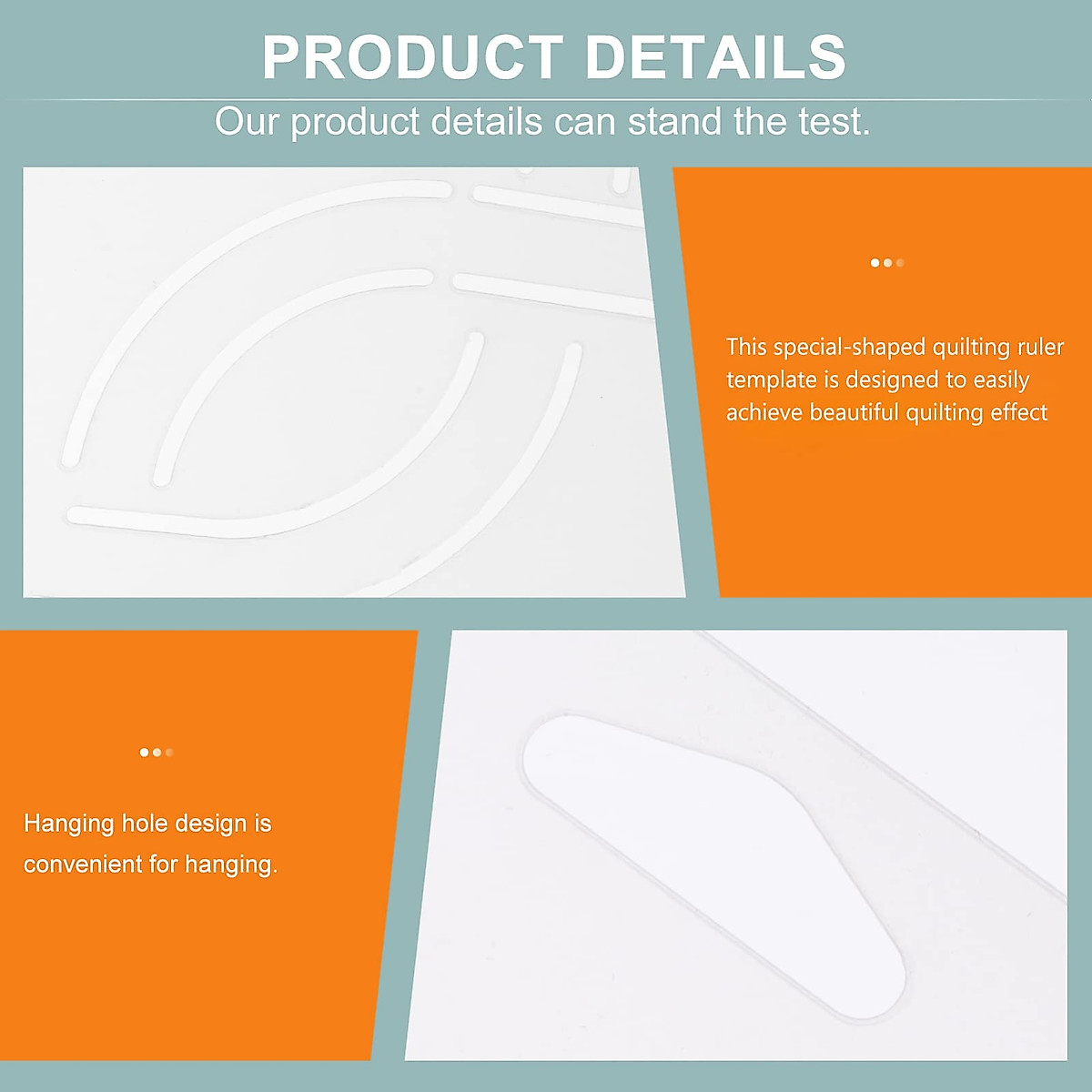 Ciieeo Quilt Stencil 2Pcs Quilting Creations Stencils for Machine and Hand Quilting Quilt Plastic Stencils for Borders