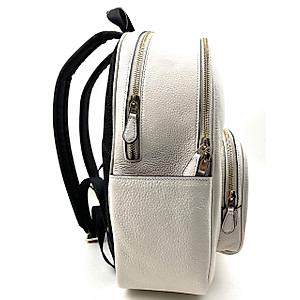 Coach Women's Court Backpack In Soft Pebbled Leather (IM/Chalk)