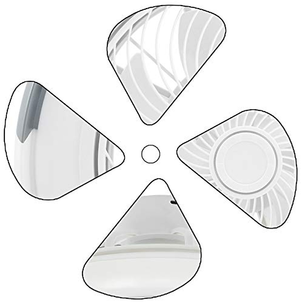 Low Profile Ceiling Fan with Lights Remote, 20" Enclosed Bladeless Ceiling Fan Flush Mount Ceiling Fan with 3 Colors LED Bladeless Ceiling Fan for Bedroom Living Room Kitchen Fan (Multi-3)