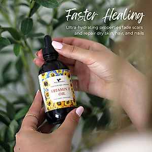 Baja Basics Pure Vitamin E Oil, Moisturizer for Skin, Face, Body, Nails and Hair, Multi-Purpose Skincare Product For Men and Women 4 oz