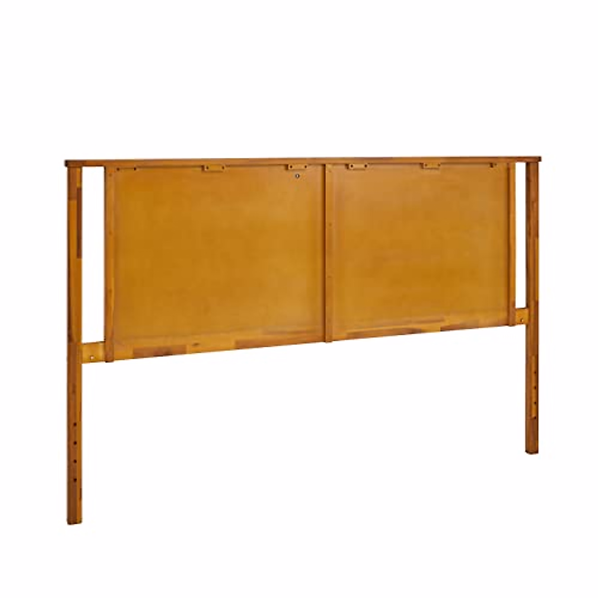 Bme Vivian Headboard ONLY, Rustic & Scandinavian Style with Solid Acacia Wood, Easy Assembly, King, Rustic Golden Brown