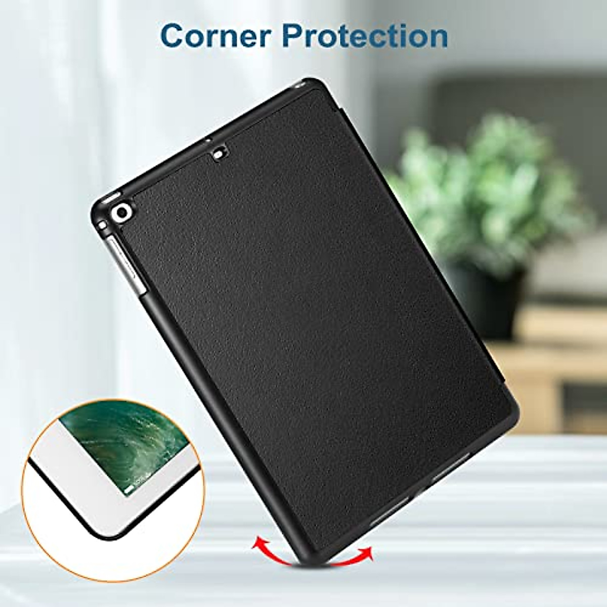 Fintie Case for iPad Air 2 9.7" - [SlimShell] Ultra Lightweight Stand Smart Protective Case Cover with Auto Sleep/Wake Feature for iPad Air 2, Black