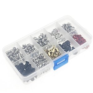 Create idea 228pcs Computer PC Screws Kit with Case for Motherboard Case Fan Hard Disk Notebook