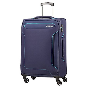 American Tourister Hand Luggage, Blue (Navy), Spinner M (67 cm-66 L)