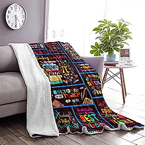 CYREKUD Teacher Gifts for Women Blanket,Teacher Blanket,Teacher Appreciation Gifts Throw Blanket,Valentine Teacher Gifts,Kindergarten Preschool Teacher Gifts for Christmas Sofa Couch Beds Decor 50x60