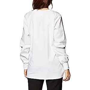 WonderWink Women's Constance Snap Jacket Blazer, True White, Large