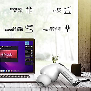 Coby True Wireless Speaker Bluetooth Speaker, 3 Watts, Hi-Quality Sound & Bass, 49 Ft Wireless Range, Play 2 More Speakers Together, Bluetooth Speakers