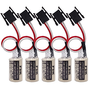 SHENYANG (5 Pack) CR14250SE 1/2AA 3V Battery for Sanyo PLC 1747-BA Backup Power Supply