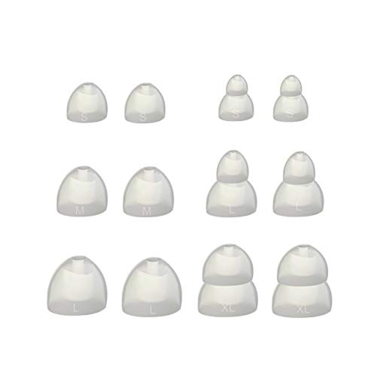 Oval Comfort Fit Set Compatible with Klipsch R6, R6i and R6m in-Ear Earphones - Replacement Eartips Eargels Earbuds