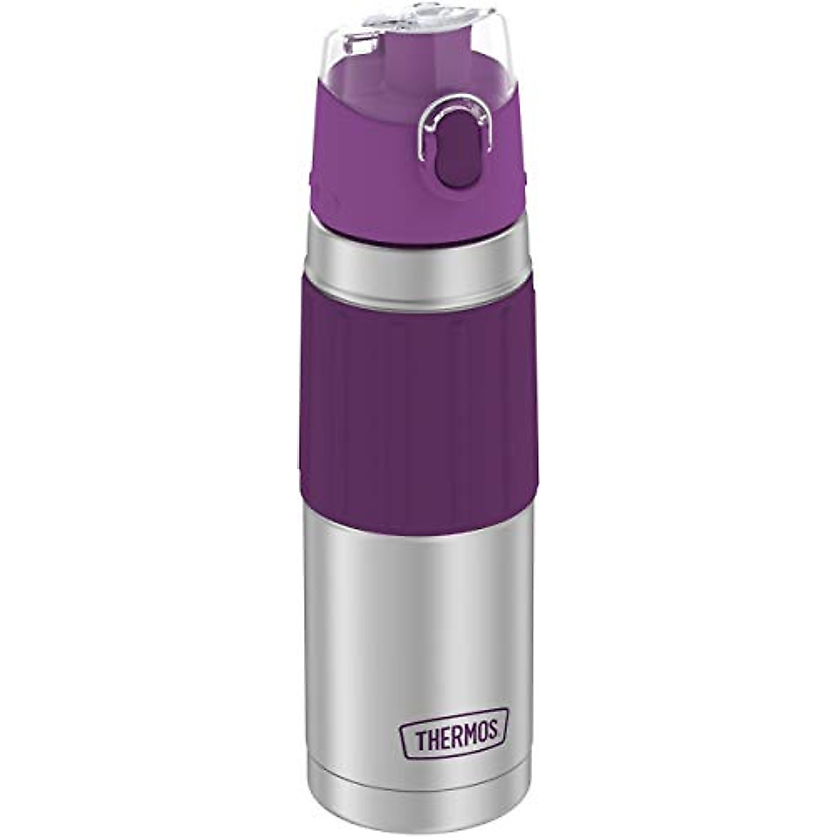 Thermos 2465SSP6 18-Ounce Vacuum-Insulated Stainless Steel Hydration Bottle (Deep Purple), 18 Ounce