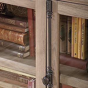 Sauder Barrister Lane Storage Credenza, For TV's up to 80", Salt Oak finish