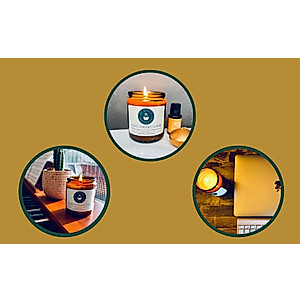 My Mystic Apothecary Sacred Smudging Candle - Candle Made with White Sage, Rosemary, and Lavender for Cleansing | Cotton Wick | 100% Soy Wax | 40 Hour Burn time | 7.75 Oz White Sage Candle