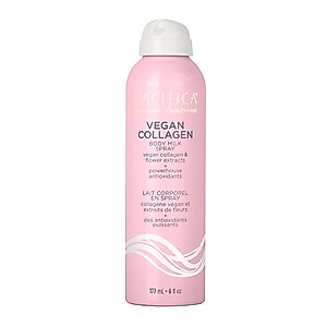 Pacifica Beauty Vegan Collagen Body Milk Spray, Bath and Body, Hydrating, Moisturizing, Body Lotion, Body Serum, Non Aerosol, For Dry Skin, Body Care, Skin Care, 6 fl oz (1 Count)
