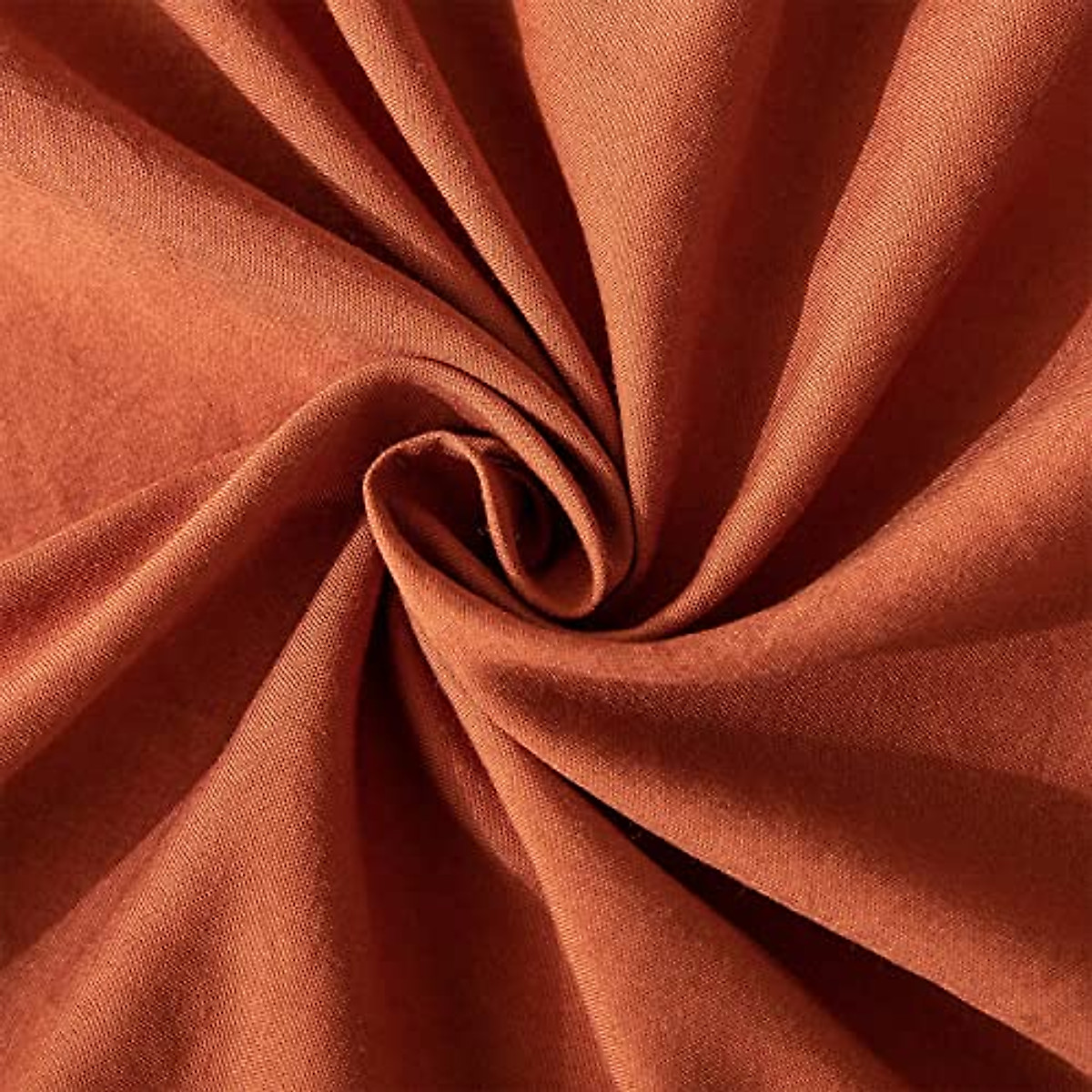Burnt Orange Duvet Cover King, 100% Washed Microfiber Pink Bedding Set 3 Pieces Duvet Cover, 1 Duvet Cover with 2 Pillowcases, with Zipper Closure, Ultra Soft Feel Natural Wrinkled (Burnt, King)