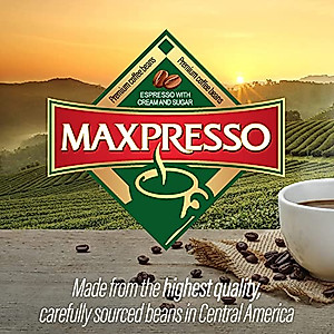 Maxpresso 3 in 1 Korean Instant Coffee Mix - Single Serve Sticks 100 Packets with Creamer and Sugar Premium Hot or Iced Coffee Blend Rich Flavor
