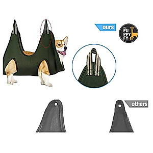 THEPUPPYFY Dog Grooming Hammock - Dog Hammock - Dog Nail Clippers-Dog Things - pet Grooming Hammock - Dog Grooming Harness Holder - cat Grooming Hammock - Dog Hammock for Grooming (S/Under 55 LB)