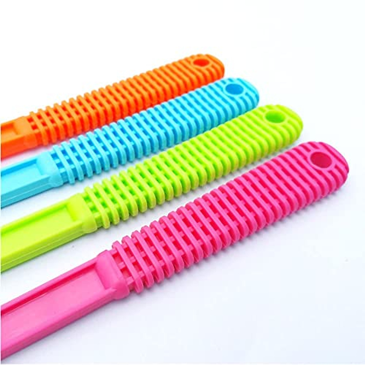 Fly Swatter,5 Pack Plastic Heavy Duty Manual Fly Killer, Long Handle Flyswatter, Large Bug Swatters That Work for Indoor and Outdoor