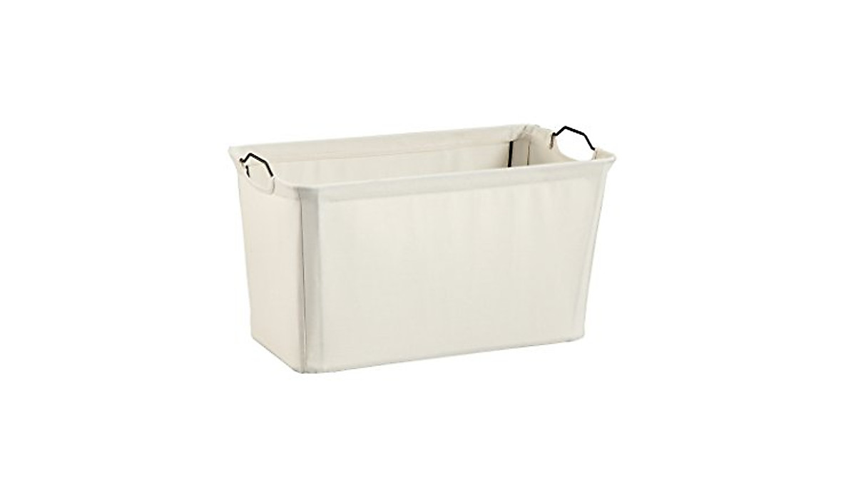 ClosetMaid 1622 Wide Wire Frame Fabric Bin in Tan for Easy Storage