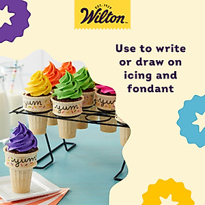 Wilton 609-1192 Black Food Writer Edible Ink Markers, 2 Count (Pack of 1)