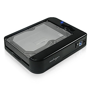 Archgon MH-3507-U3A USB 3.0 2.5"/3.5" Hard Drive Docking Station Optimized for UASP & SATA III 6.0 Gbps Transfer Rate