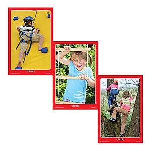 Super Duper Publications | Webber Photo Cards - Pronouns in Action - He, She, and They - Verb Flash Cards | English Grammar - Subjective Third-Person Pronouns | Educational Learning Materials