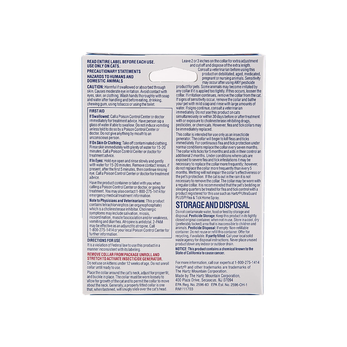 Hartz UltraGuard Flea & Tick Collar for Cats and Kittens, 7 Month Flea and Tick Protection and Prevention, Reflective Collar