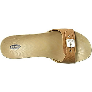 Dr. Scholl's Shoes Women's Classic Slide Sandal, Saddle Snake Print, 11 M US