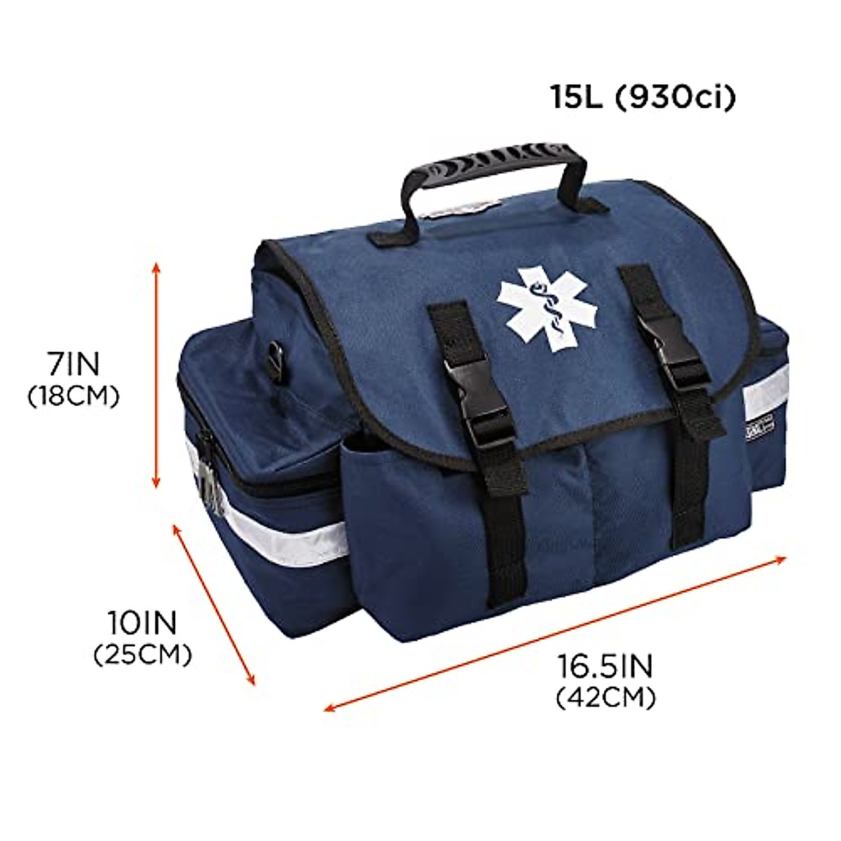 Ergodyne Arsenal 5210 Trauma Bag, Blue, Small, 13417