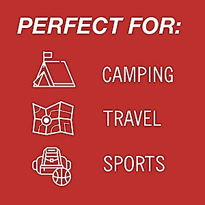 Coleman All Purpose Basic First Aid Kit for Minor Emergencies, a Light, Portable First aid kit with a Soft-Sided case - 205 Piece Red