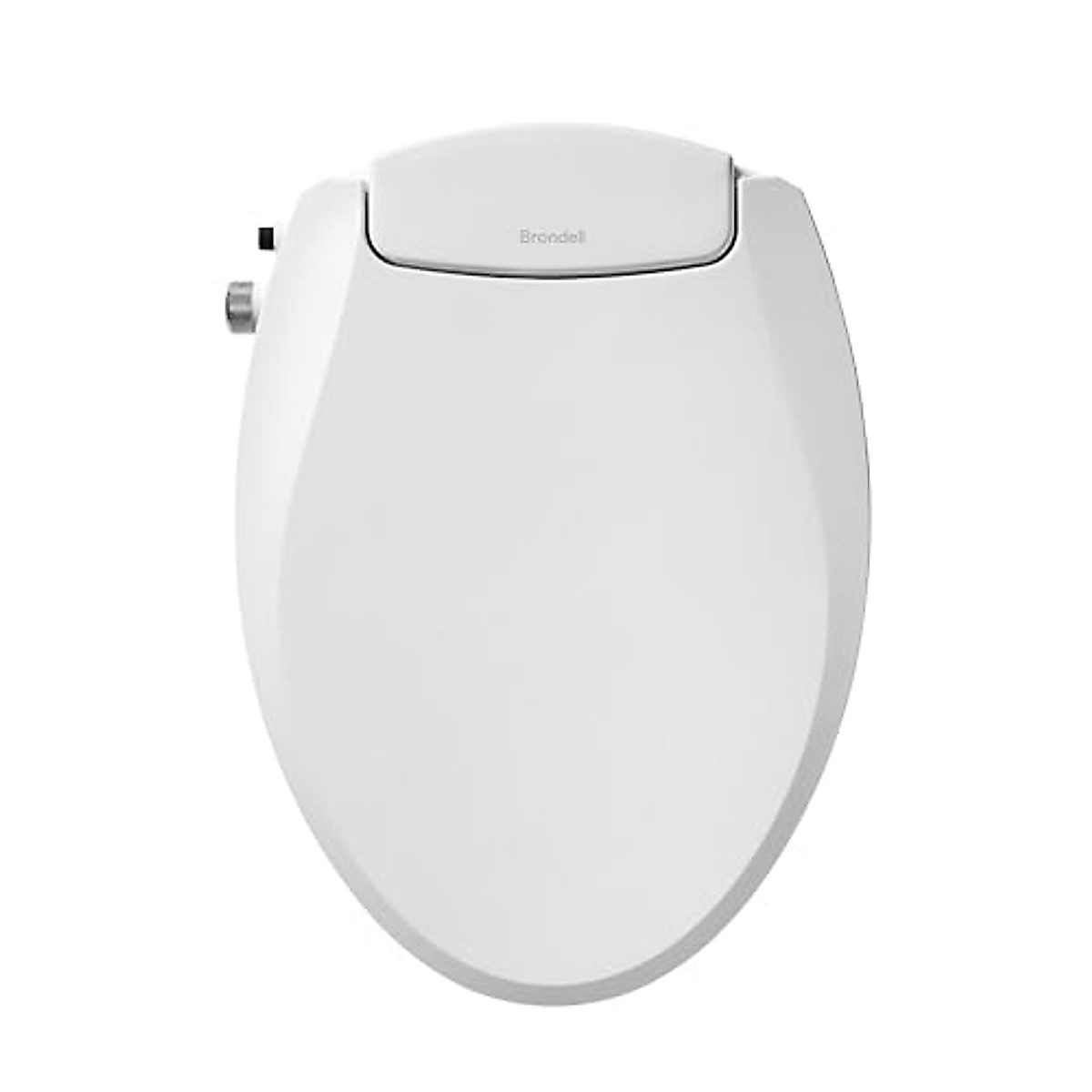 Brondell Bidet Toilet Seat Non-Electric Swash Seat, Fits Round Toilets, White – Dual Nozzle System, Ambient Water Temperature – Bidet with Easy Installation