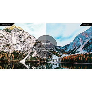 Revo Descend E: Polarized Filters UV, Rimless Small Rectangle Rectangular Sunglasses, Black Frame with Graphite Lens (RE 4060)