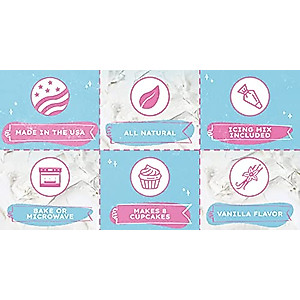 Puppy Cake Dog Birthday Cake Mix 6 Flavors - Cake Mix for Dogs, Icing Mix, Bake or Microwave, Made in USA, All Natural Fluffy & Moist Dog Cake Mix