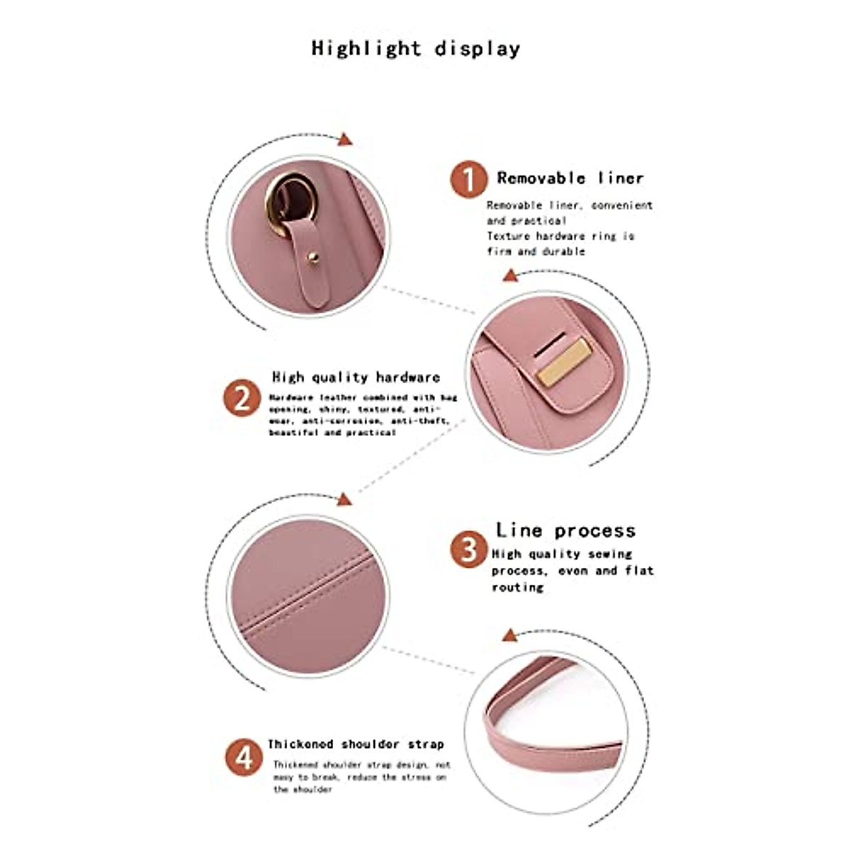 ZUKKY Trend Cross-Body Bag One Shoulder Versatile Tote Bag Women's Fashion Simple Sub-Mother Bag Black