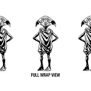 Harry Potter OFFICIAL Dobby 18 oz Insulated Water Bottle, Leak Resistant, Vacuum Insulated Stainless Steel with 2-in-1 Loop Cap