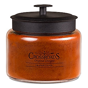 Crossroads Orange Clove Scented 4-Wick Candle, 64 Ounce