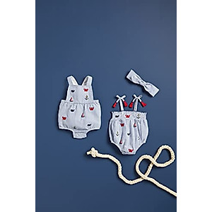 Mud Pie baby boys No Sleeves Mud Pie Seersucker Bubble Sail 6 9 Months, Sail, Size 6-9M US