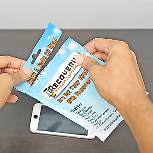 iRecovery Cell Phone Drying Kit - Save Your Wet iPhone, iPod, Watches, Hearing Aids, Cell Phones, MP3 Players, Etc. from Water Damage! - IR33-IPHONE