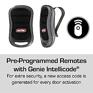 Genie QuietLift Connect – WiFi Smart Garage Door Opener with Added Wireless Keypad, ¾ HPC Smart Belt Drive – Compatible with Alexa and Google Assistant, Model 3053-TKV