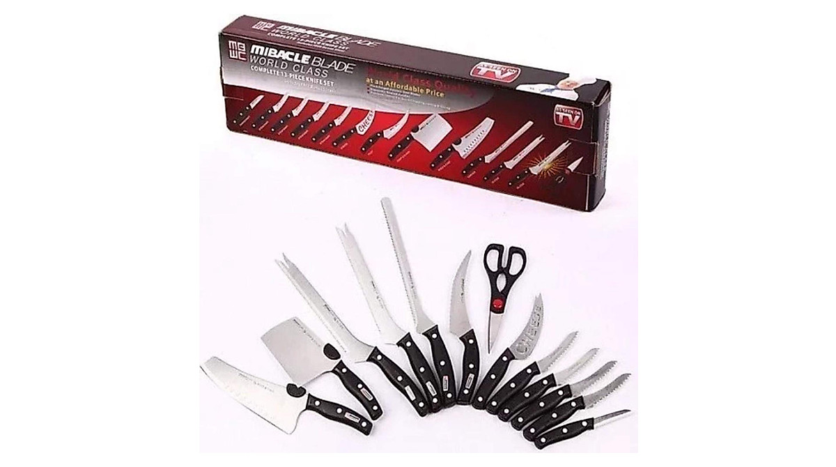 Miracle Blade IV Chef's Knife Collection - Precise & Durable