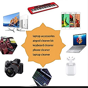 Cleaning Soft Brush Keyboard Cleaner 5-in-1 Multi-Function Computer Cleaning Tools Kit