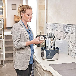 Babymoov Turbo Pure Steam Sterilizer Dryer, Patented Purified Sterilization, Fast & Clean Drying, Baby Bottle Storage and Easy Use (Elimates 99.9% of bacteria)