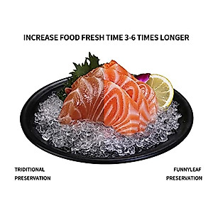 Funnyleaf 100Pk 12" ×16" 8.5mil thick Vacuum Food Sealer Bags with BPA Free and Heavy Duty,Commercial Grade Vacuum Sealer Freezer Bags Compatible with Any Type Vacuum Sealer Machine