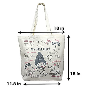Sanrio Company, Ltd. My Melody Tote Bag My Melody Shopping Bag Gym Bag My Melody Lunch Bag Japan exclusive | My Melody Gift Sanrio Licensed, Medium