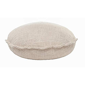 LR Home Solid Birch Round Throw Pillow, 20" x 20"