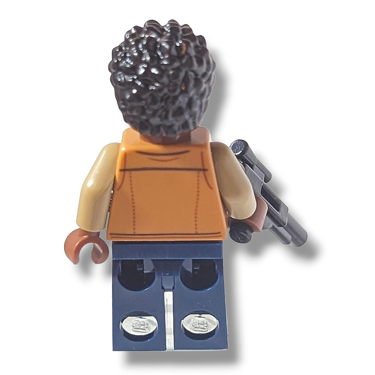 LEGO Minifigure - Rebel Finn (75176) with Blaster Last Jedi Figurine with Dual Sided Smiling/Scared Head Pattern Tan Jacket - Ages 8+