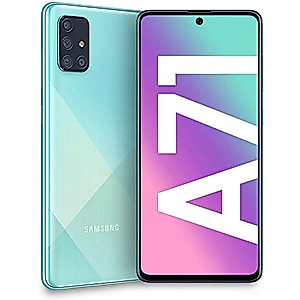 Samsung Galaxy A71 A715F, Dual SIM LTE, International Version (No US Warranty), 128GB, Prism Crush BLue - GSM Unlocked