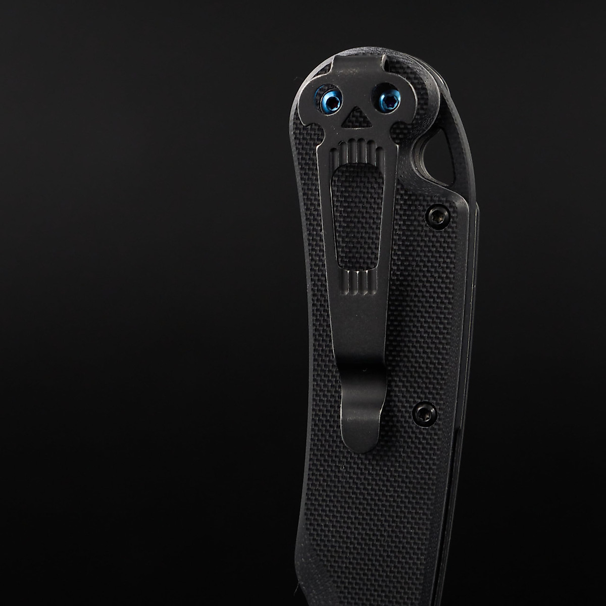 Generic Zhalo EDC folding knife by Daggerr (Black handle and black stonewash blade), FM02-2BKBW